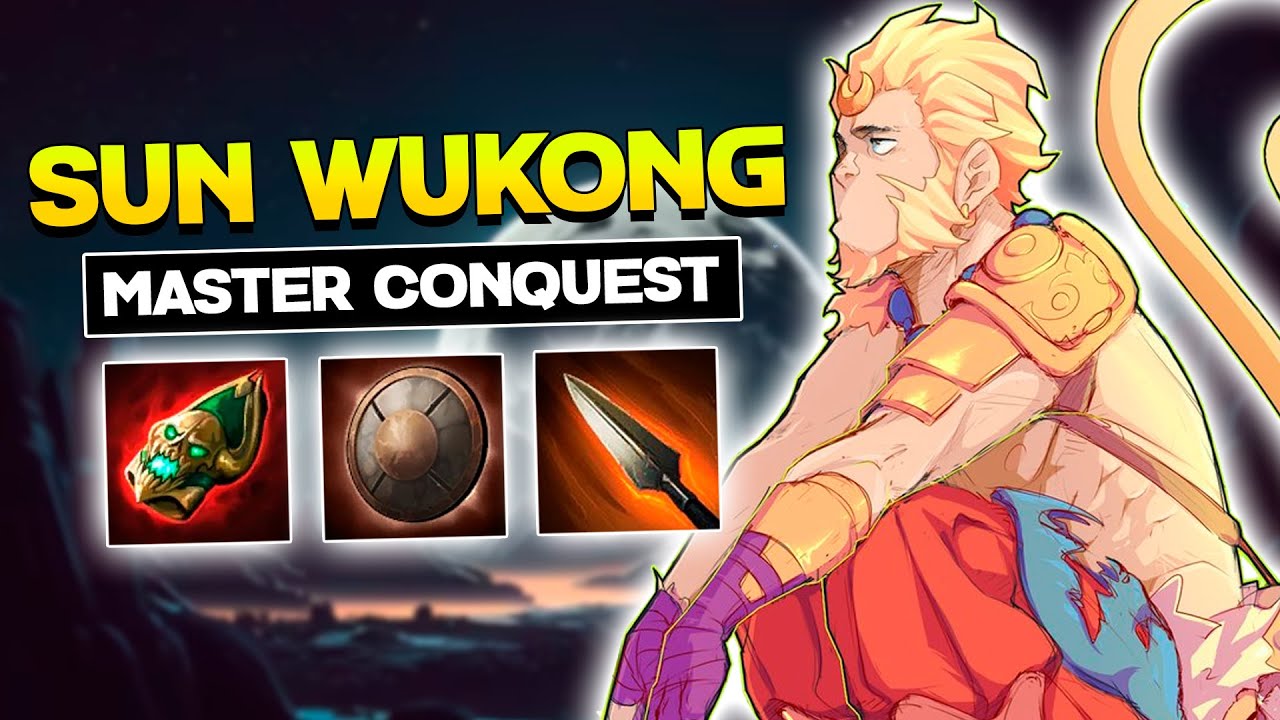 SUN WUKONG SOLO - EL MEJOR SOLO DE SMITE - SMITE Master Conquest - YouTube