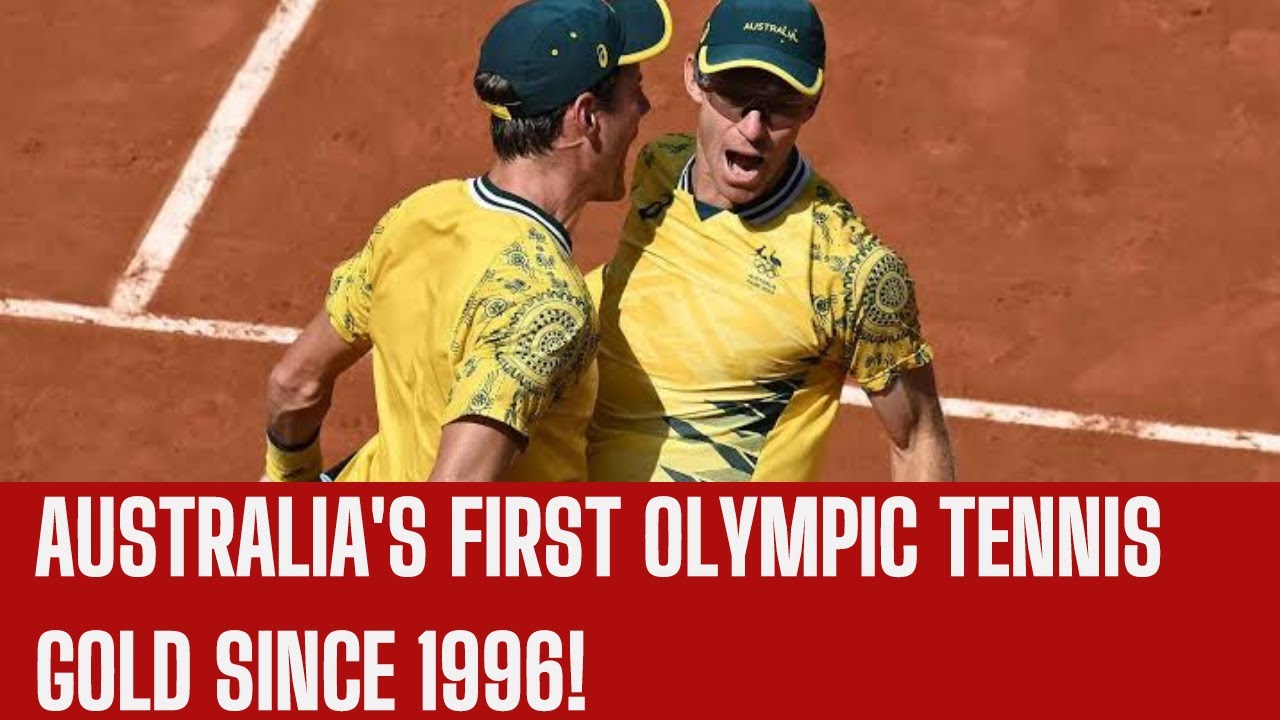 Tennis Olympics 2024 Australian Duo End GOLD Drought Since 1996 by ...
