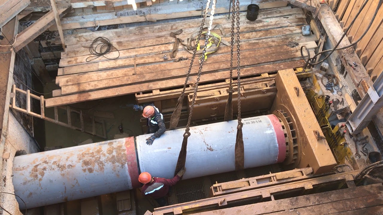 Микротоннелирование AVN 800 - YouTube