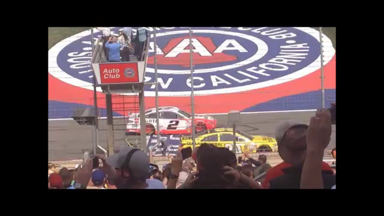 2014 Auto Club 400 Pace Laps - YouTube