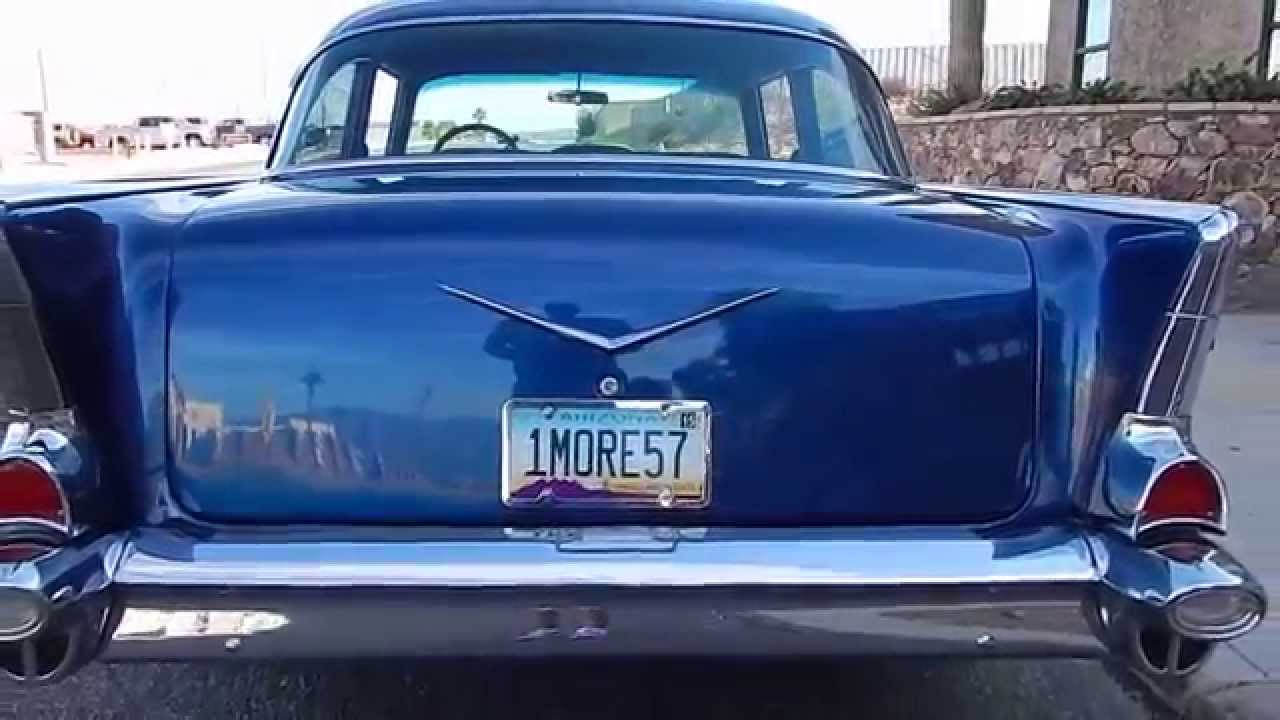 1957 Chevy 210 Post LS-1 BelAir Trim - YouTube