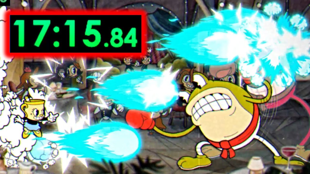 Speedrunning Cuphead + DLC With Ex Attack Beam Rush Mod - YouTube