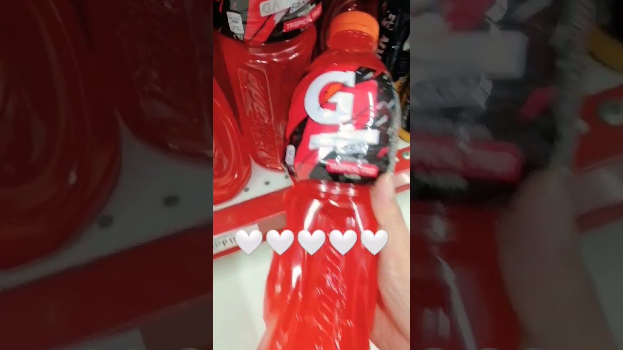 I Like THIS🤍Red Color GATORADE🤍shorts#viral#asmr🤍 - YouTube