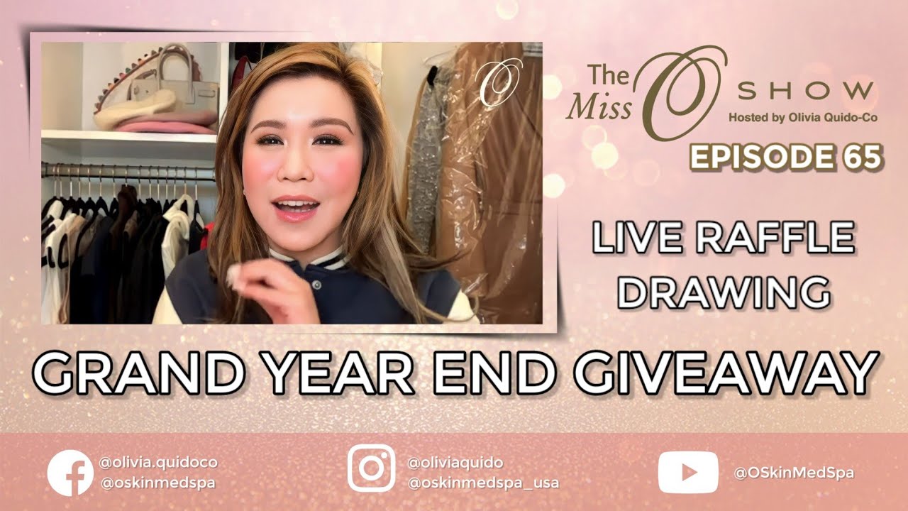 EPISODE 65 THE MISS O SHOW | GRAND YEAR END GIVEAWAY | LIVE RAFFLE ...