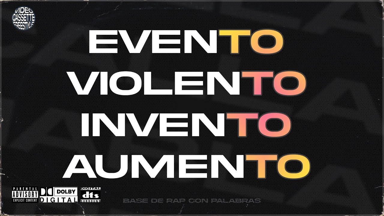 🔥🎤 BASE DE RAP CON PALABRAS | BEAT CON LETRA PARA IMPROVISAR FREESTYLE ...