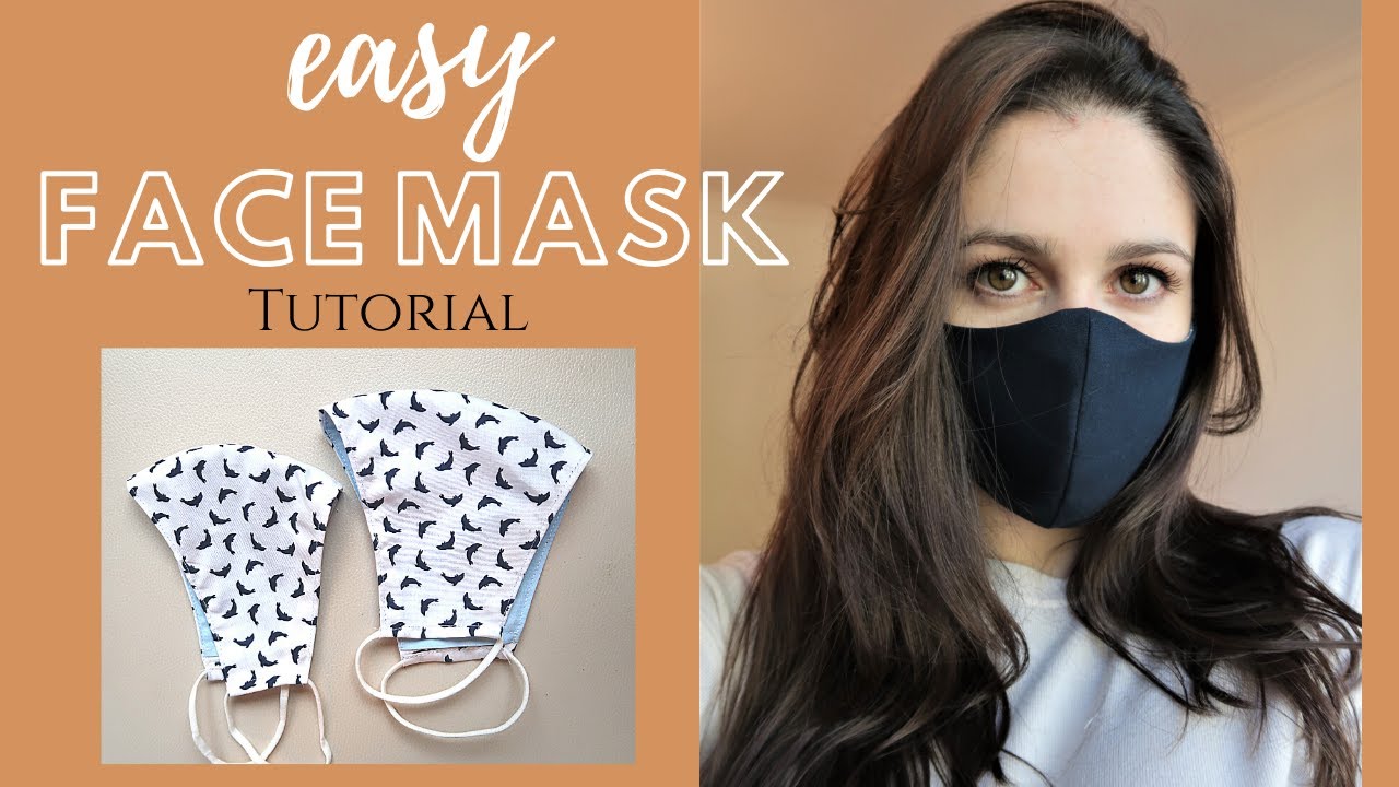 HOW TO MAKE A FACE MASK AT HOME *tutorial* - YouTube