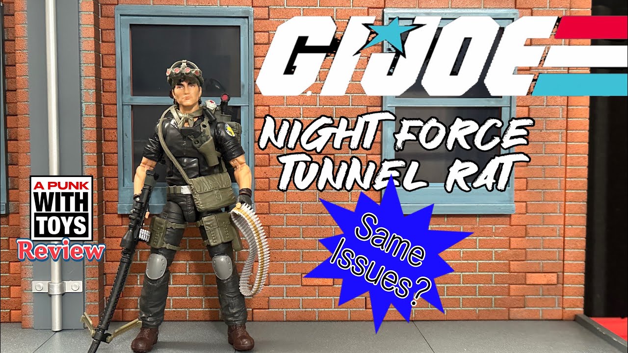 GI Joe Classified Night Force Tunnel Rat - YouTube