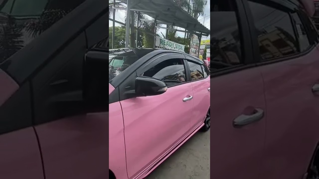 New Toyota Yaris Balck Pink Mengaspal di Makassar - YouTube