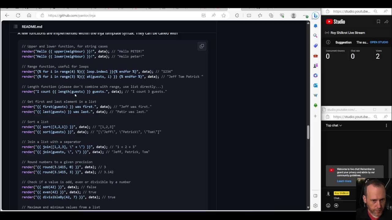 OBS URL Source Inja templating - YouTube