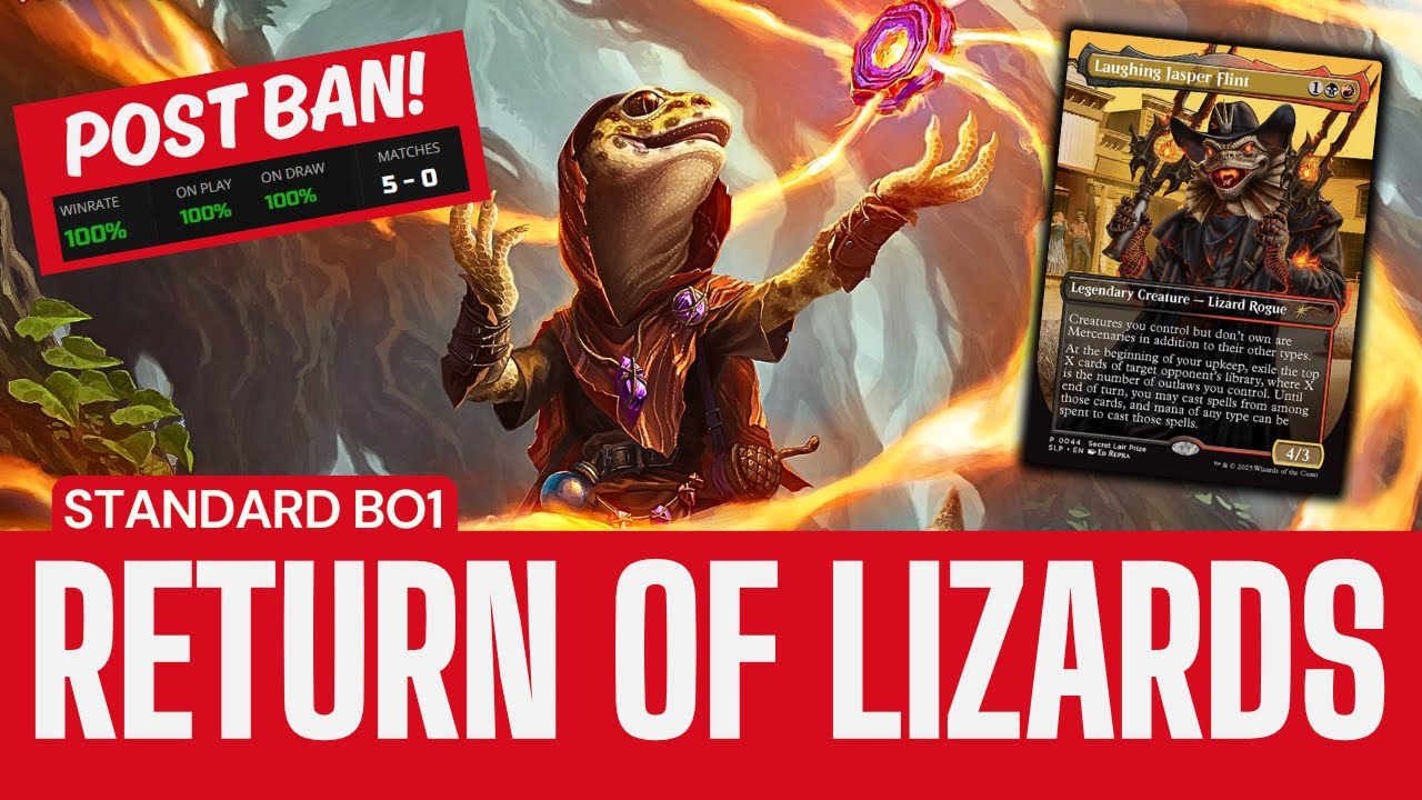 Rakdos Lizards DOMINATES MTG Arena Standard Bo1 Post Bans! 5-0 Ranked ...