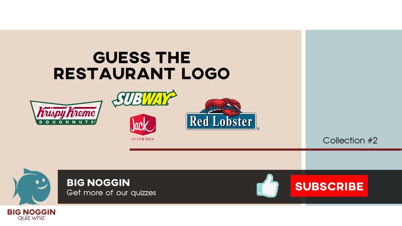 QUIZ: Guess the restaurant logo (collection #2) - YouTube