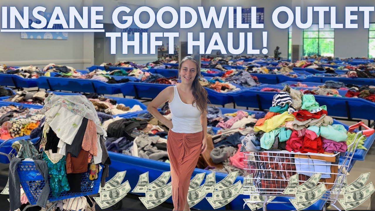Goodwill Outlet/Bins Thrift Haul Of A 6 Figure Clothing Reseller Ebay ...