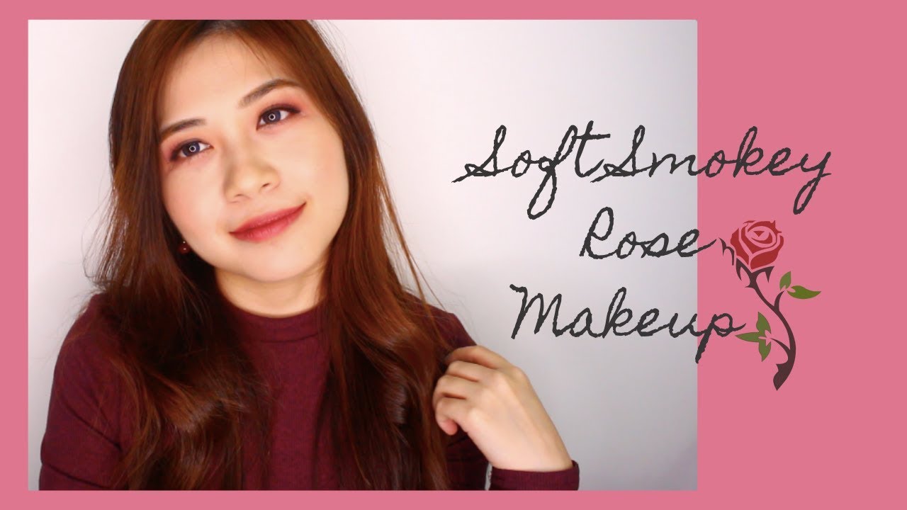 Soft Smokey Rose Makeup 🌹 - YouTube
