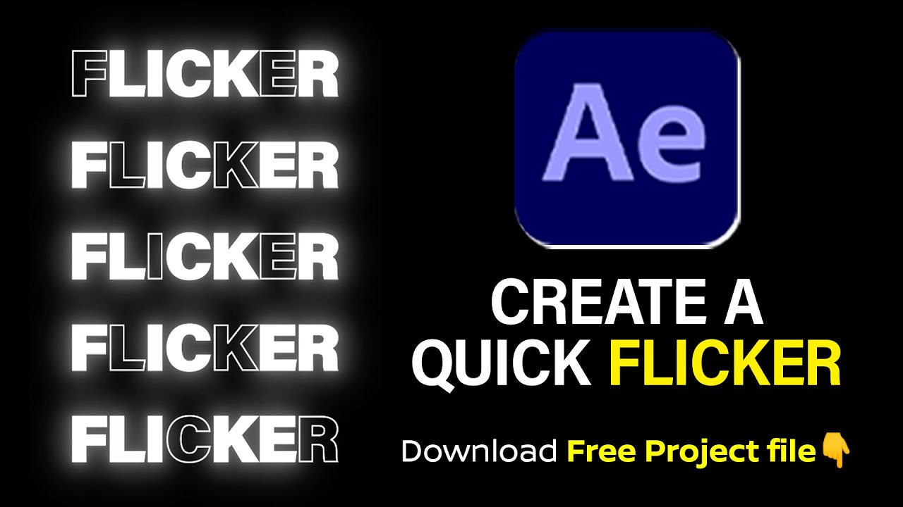 Create a Quick Flicker Effect in After Effects – Easy & Fast! 2024 ...