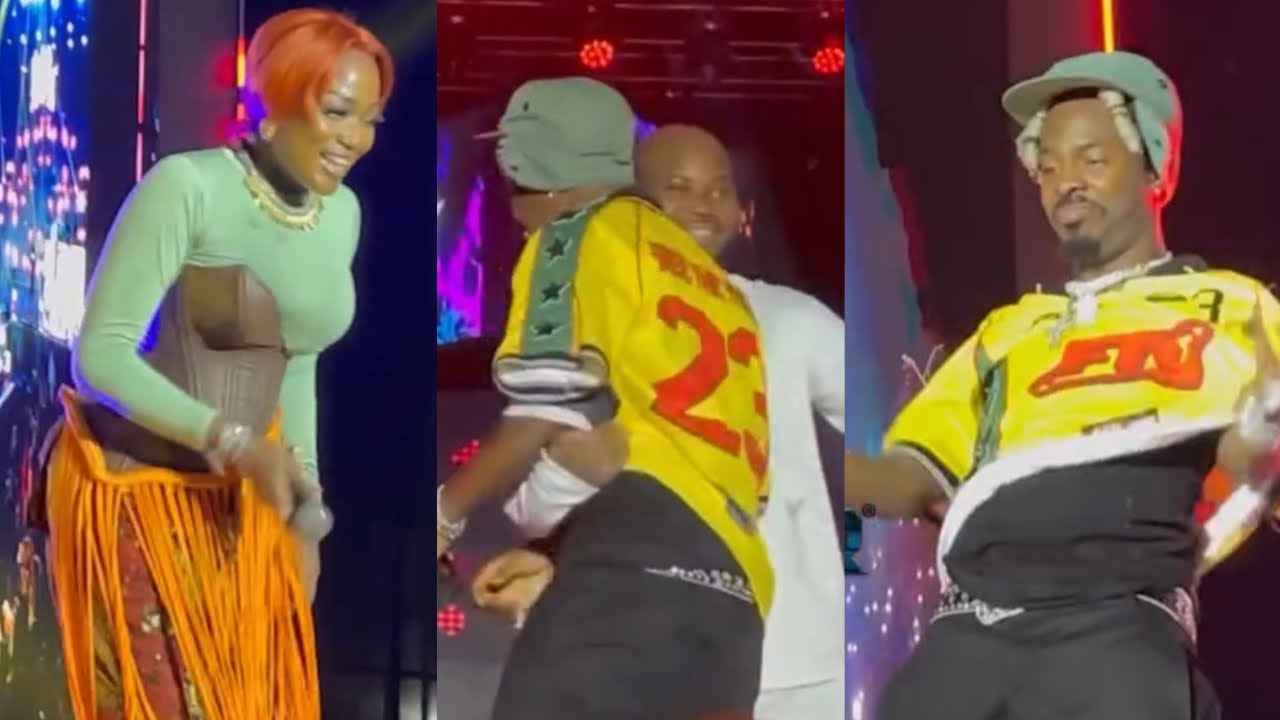 Young Jonn & Efya Joined 5Star King Promise Live On stage During the ...