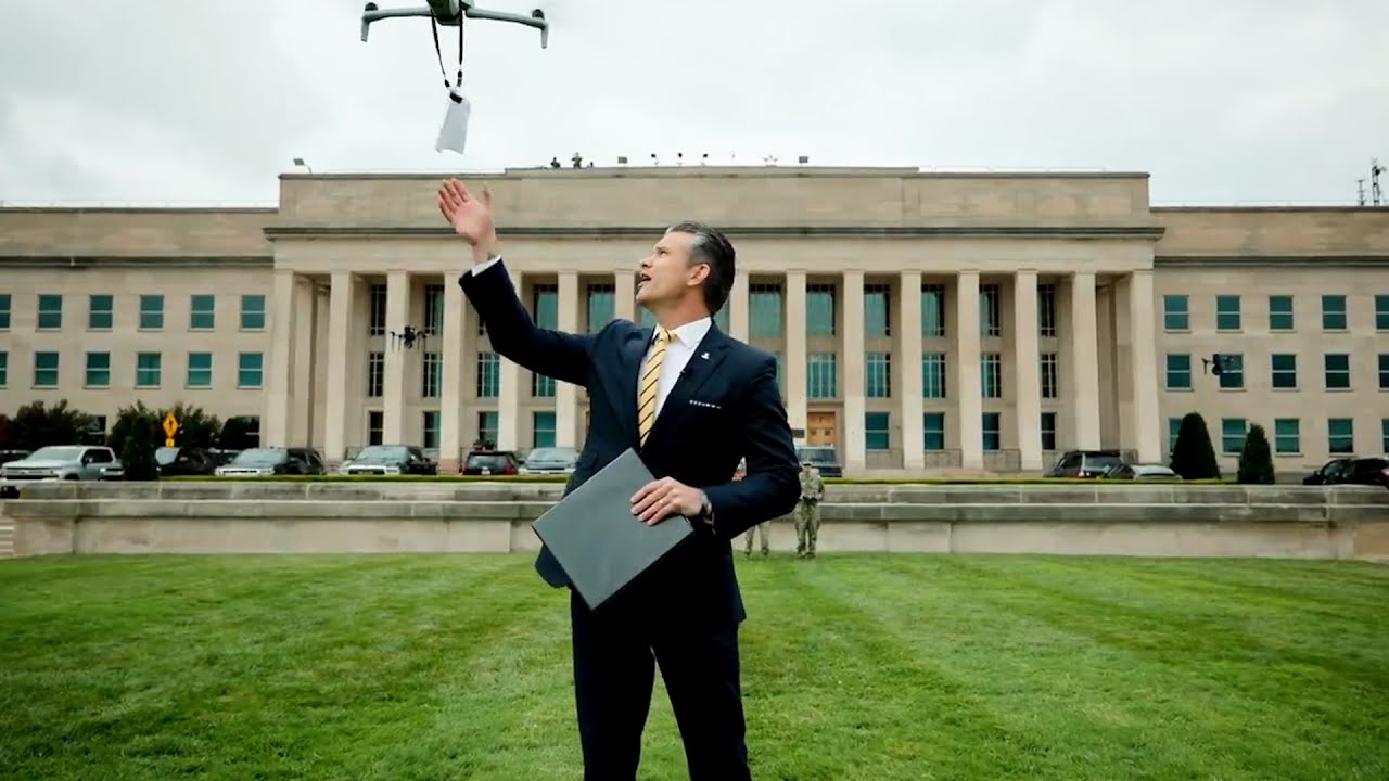 US Secretary of Defense Signs Drone Memo in Stunning Drone Demo ...