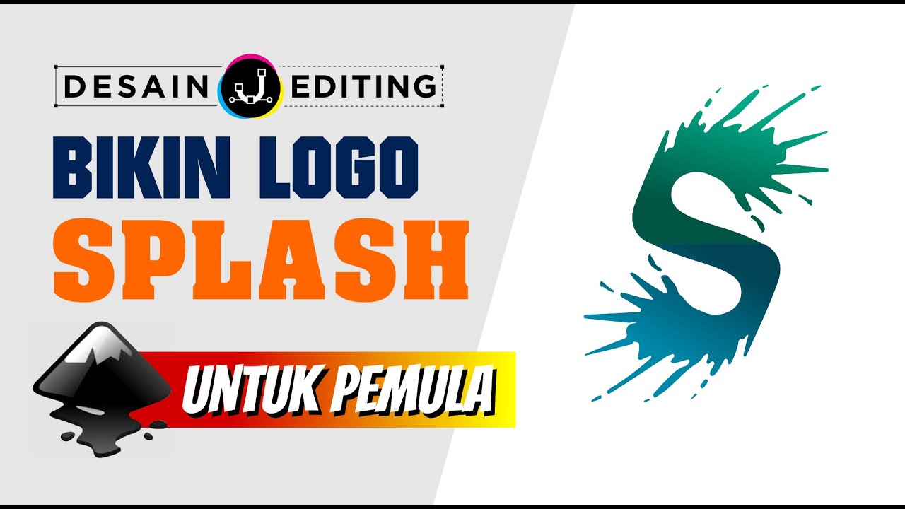 Tutorial Membuat Desain Logo Splash di Inkscape, Untuk Pemula - YouTube