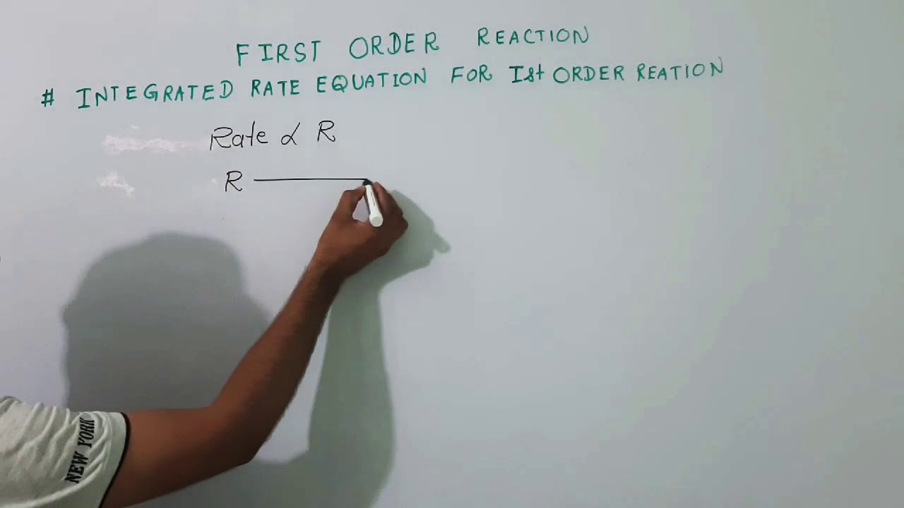 L 7| chemical kinetics |First orders kinetics | First order reaction ...