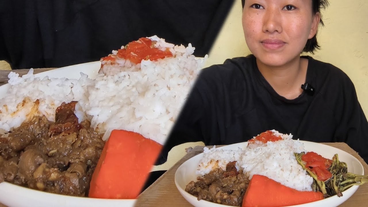 Chicken innards with vegetable, carrot and Rice #@Atso keor - YouTube
