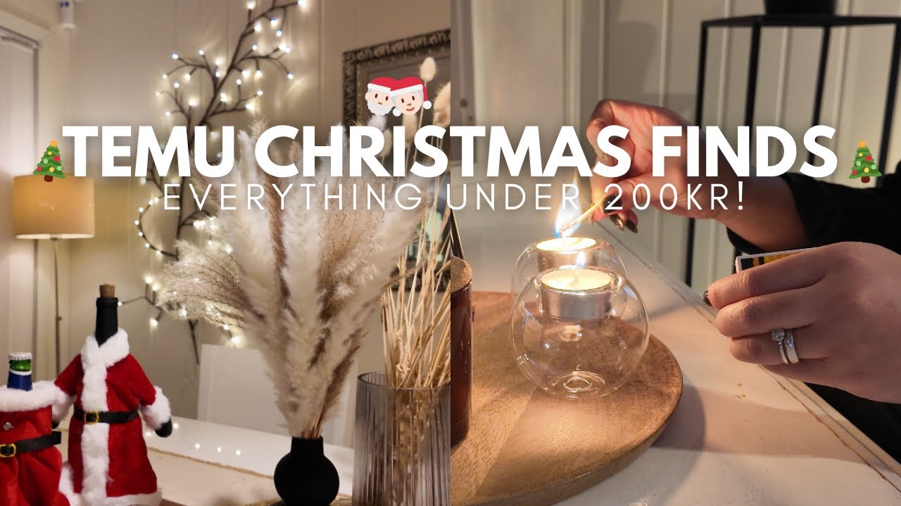 🎄 Temu Christmas Haul: 15 Festive Finds You NEED This Holiday Season! 🎁 ...