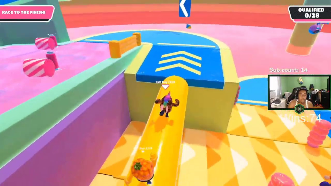 Fall Guys Slime Climb Best Route - YouTube