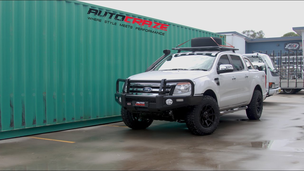 Ford Ranger PX Wheels - Tuff T05 Rims | AutoCraze - YouTube