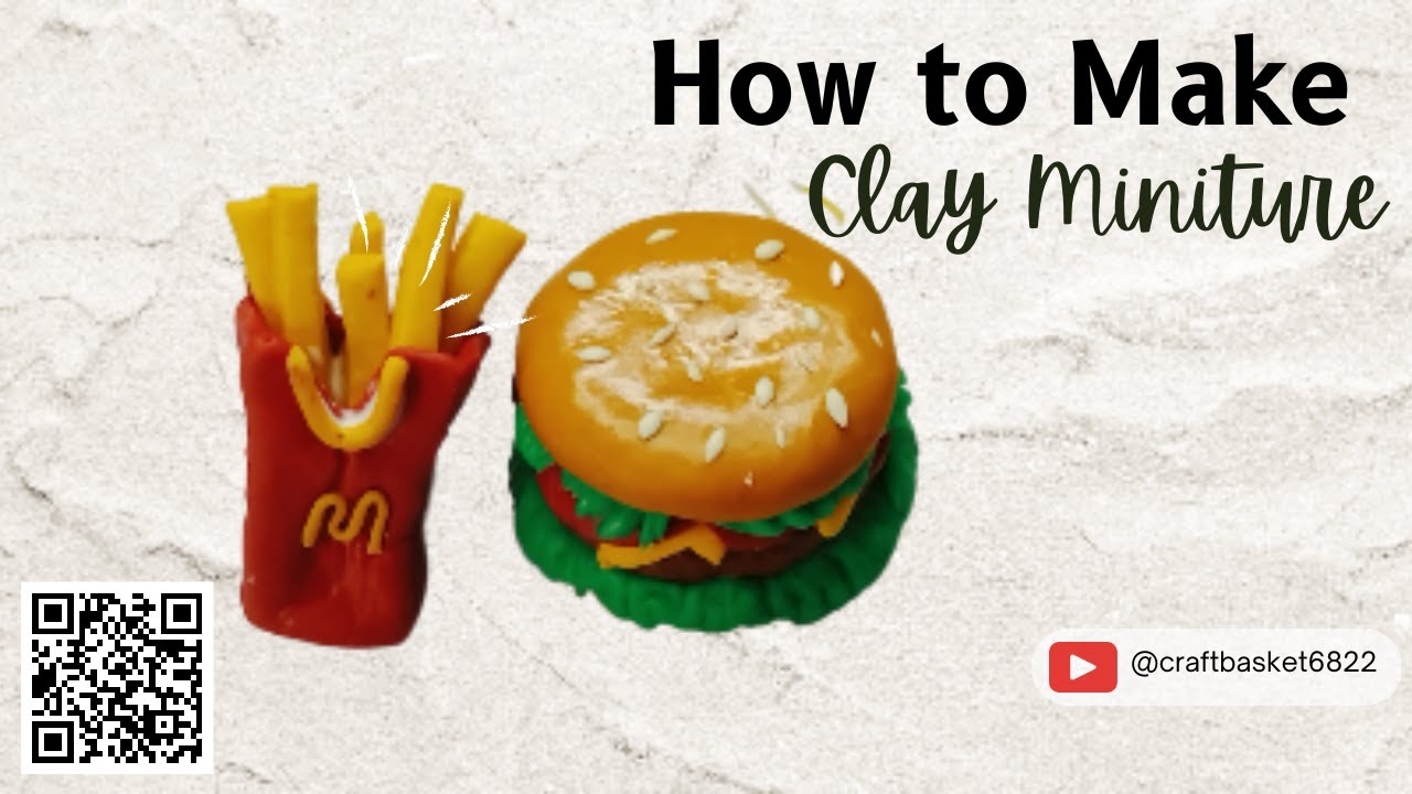 #How_To_Make_Burger_With_Clayl।Clay_Miniture_Food.#smashed burger - YouTube