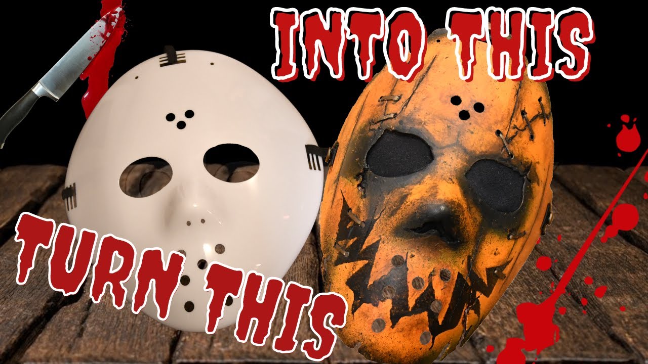 Painting tutorial: How to turn a cheap $2 Jason mask into a great ...
