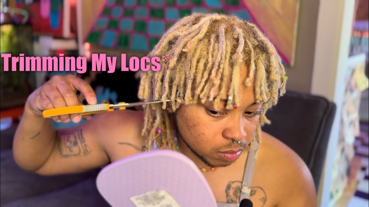 Trimming My Dreadlocks - YouTube