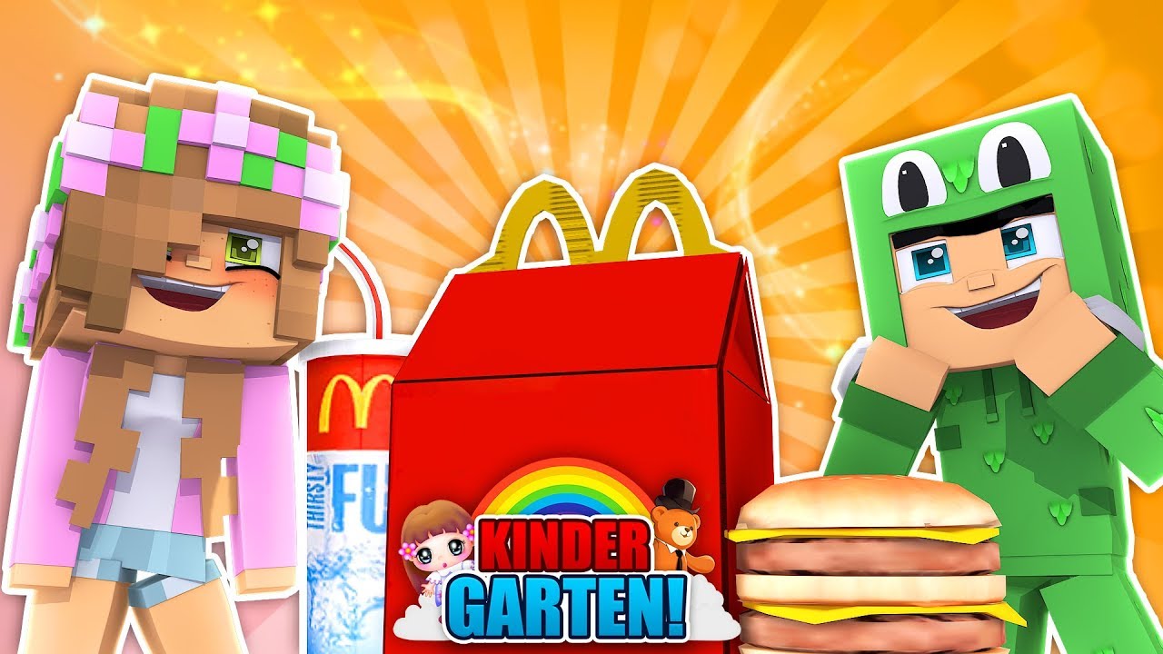 KINDERGARTENERS GO TO MCDONALDS! Minecraft Kindergarten | Little Kelly ...
