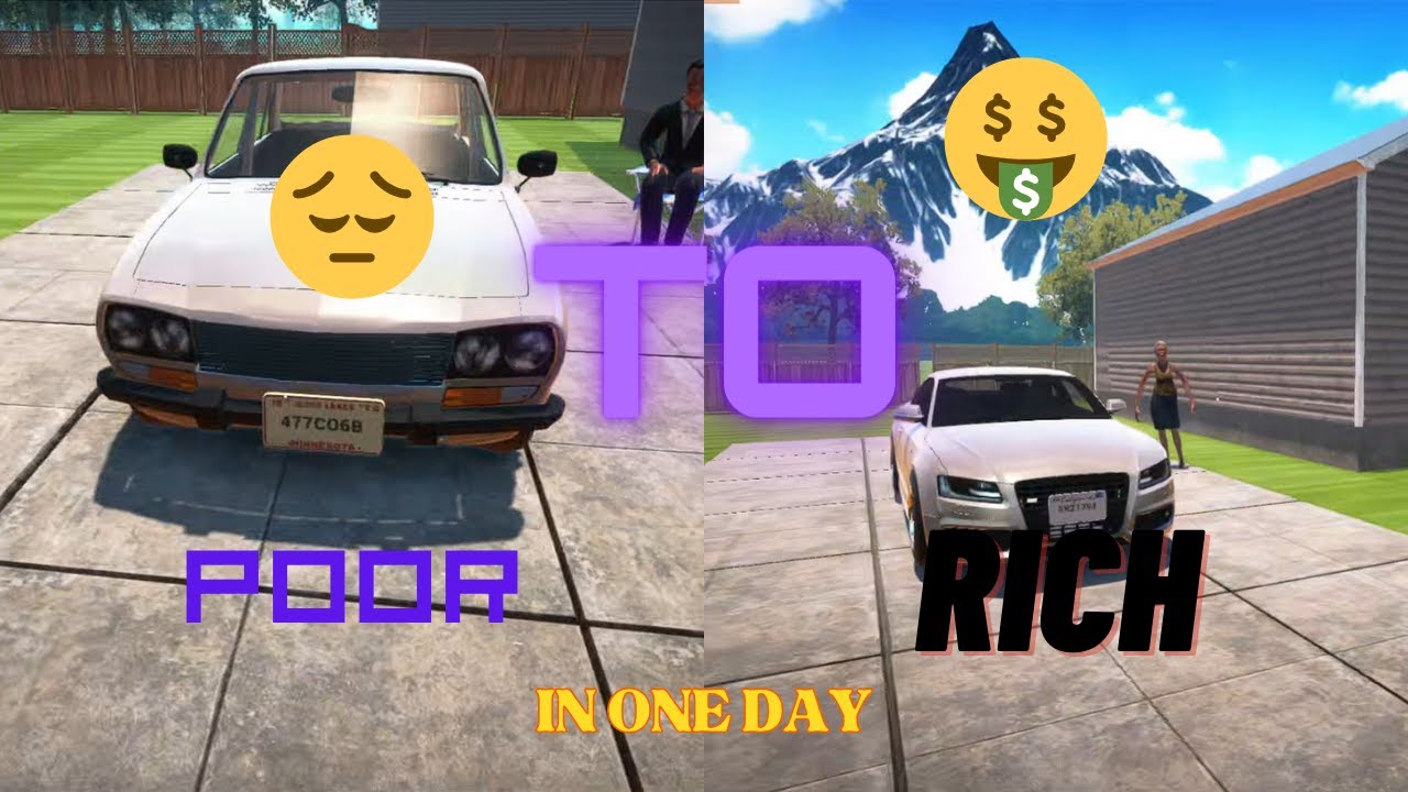 Poor😔 To Rich 🤑 in One Day | CAR FOR SALE SIMULATOR 2023 | Part-2 | # ...