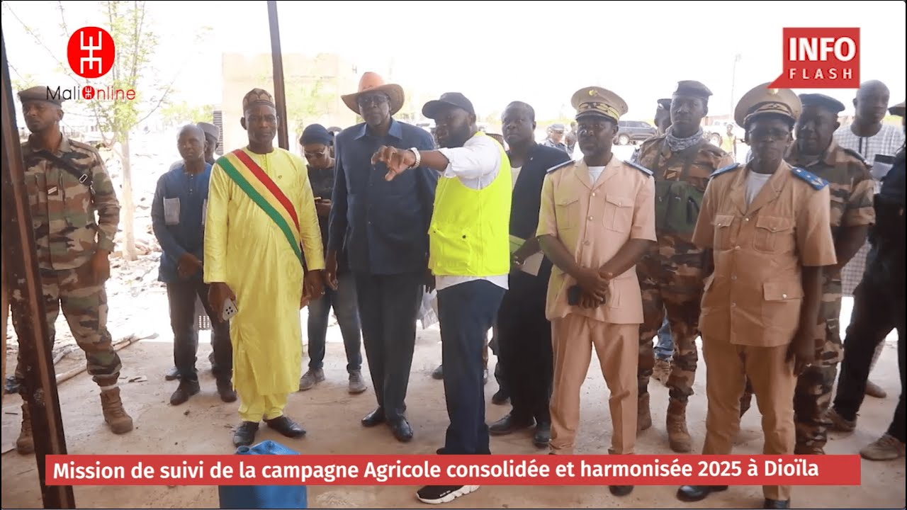 SUIVI DU PLAN DE CAMPAGNE HARMONISÉE ET CONSOLIDÉE 2025 À DIOÏLA - YouTube