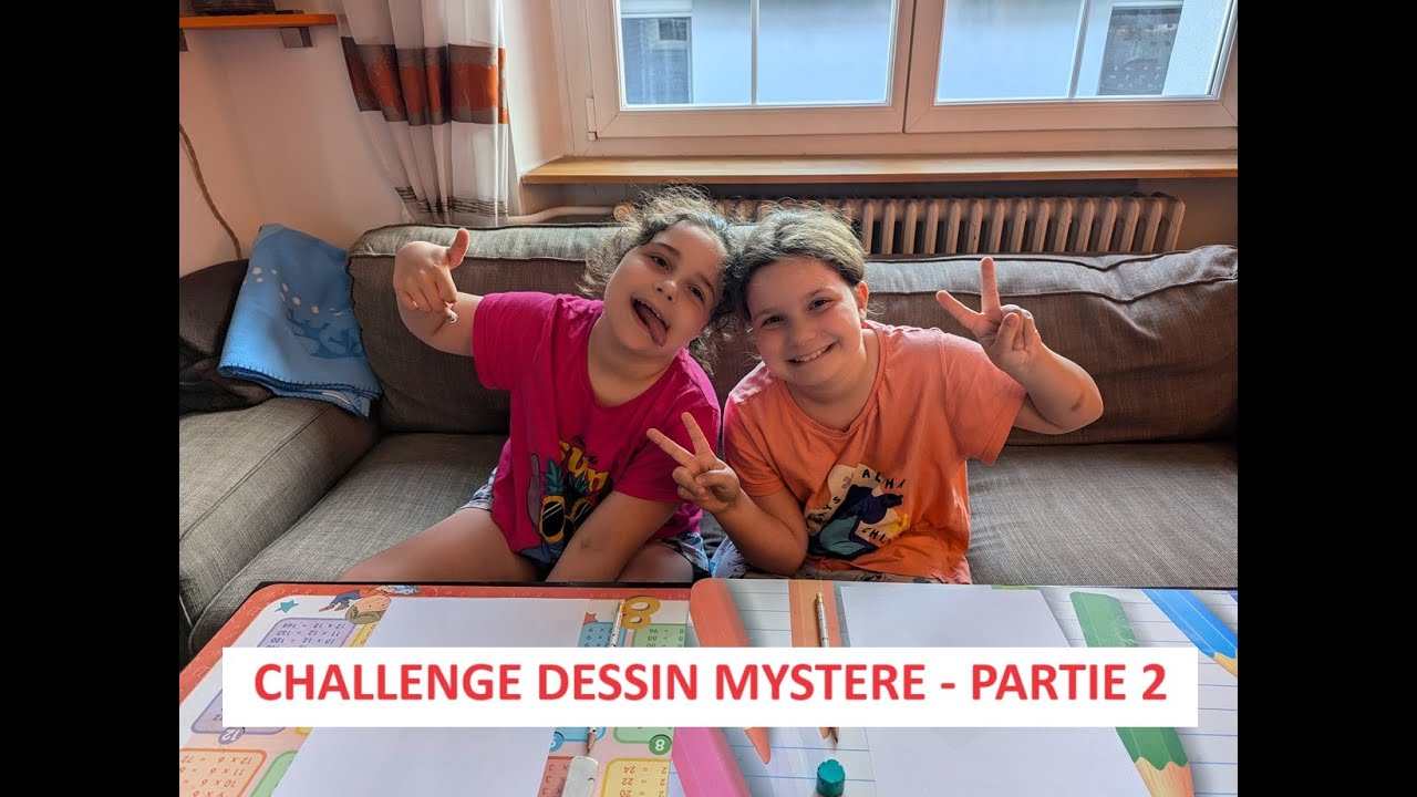Challenge Dessin Mystère - Partie 2 - YouTube