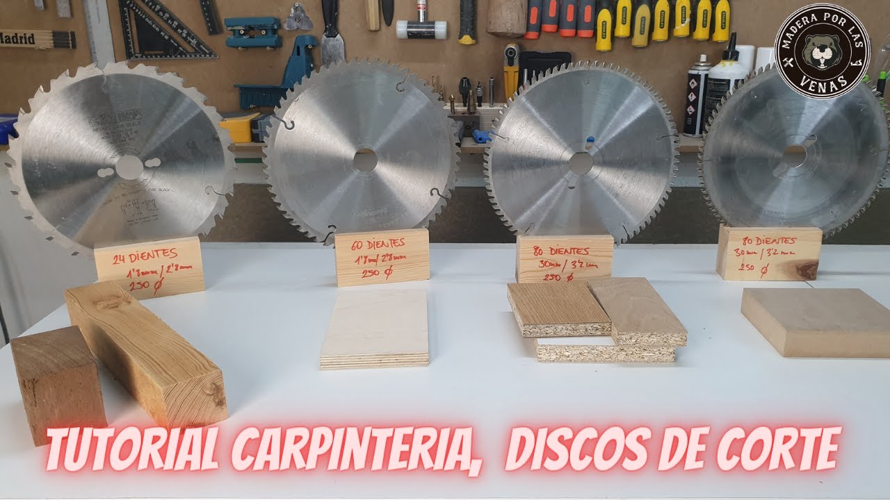 Discos para madera, cual debes usar para tus proyectos - YouTube