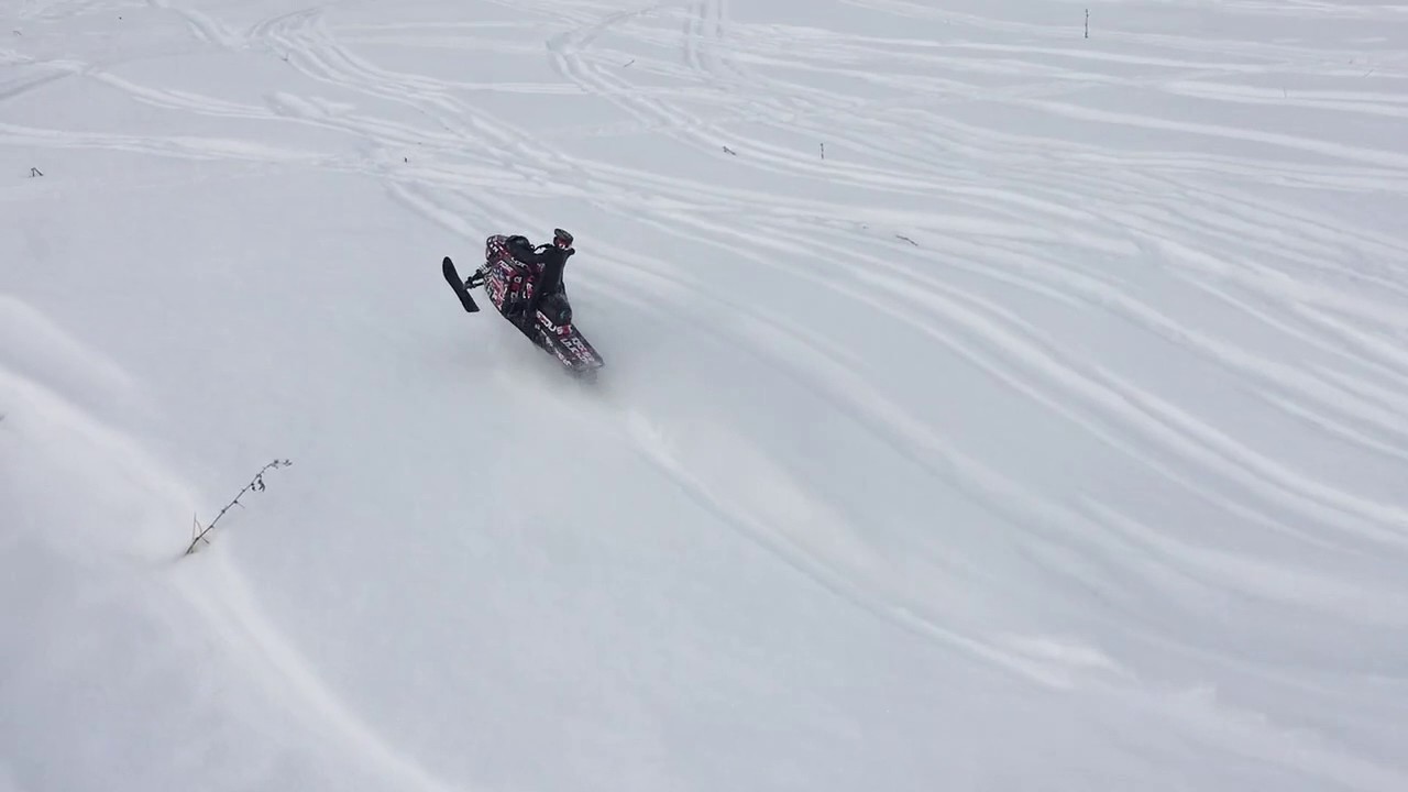 Rc Snowmobile long track catwalk - YouTube