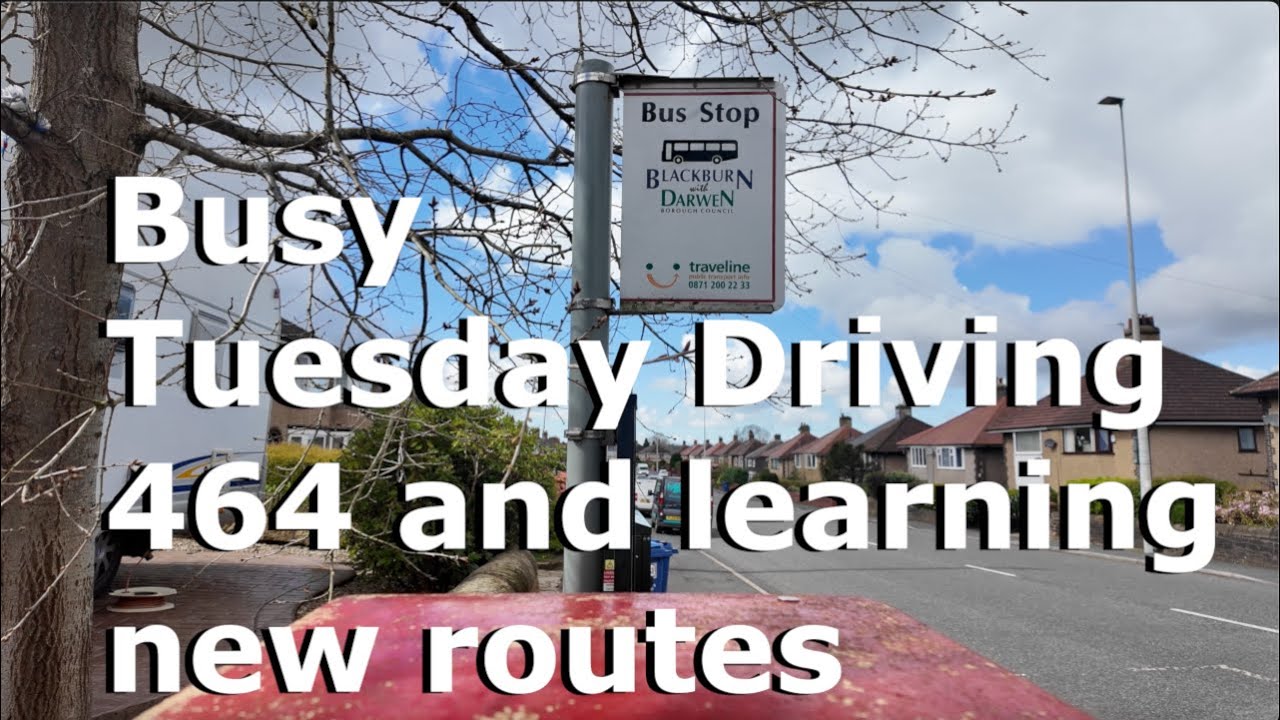Busy Driving Buses on Tuesday - YouTube