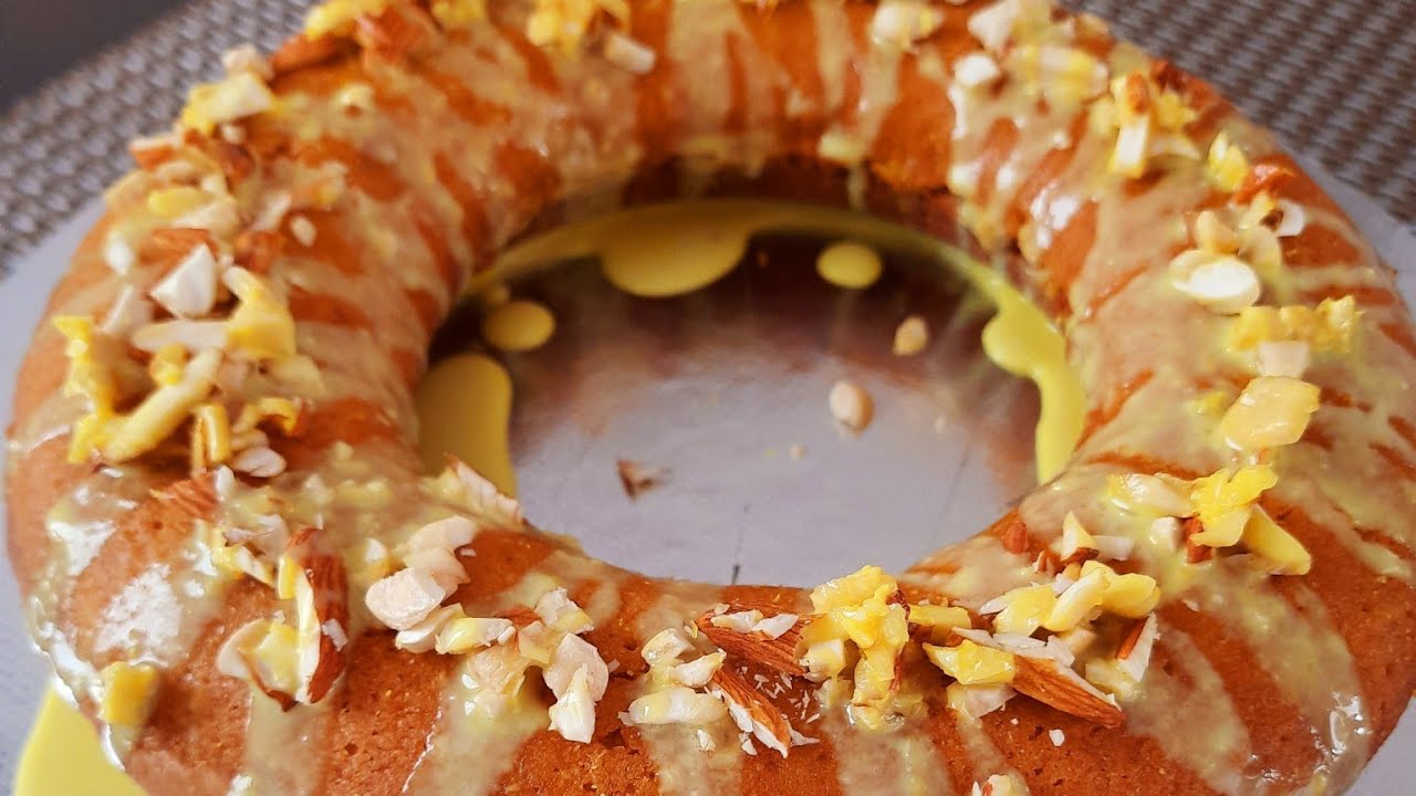 ZAFFRAN GHEE CAKE ||TEA TIME CAKE. - YouTube