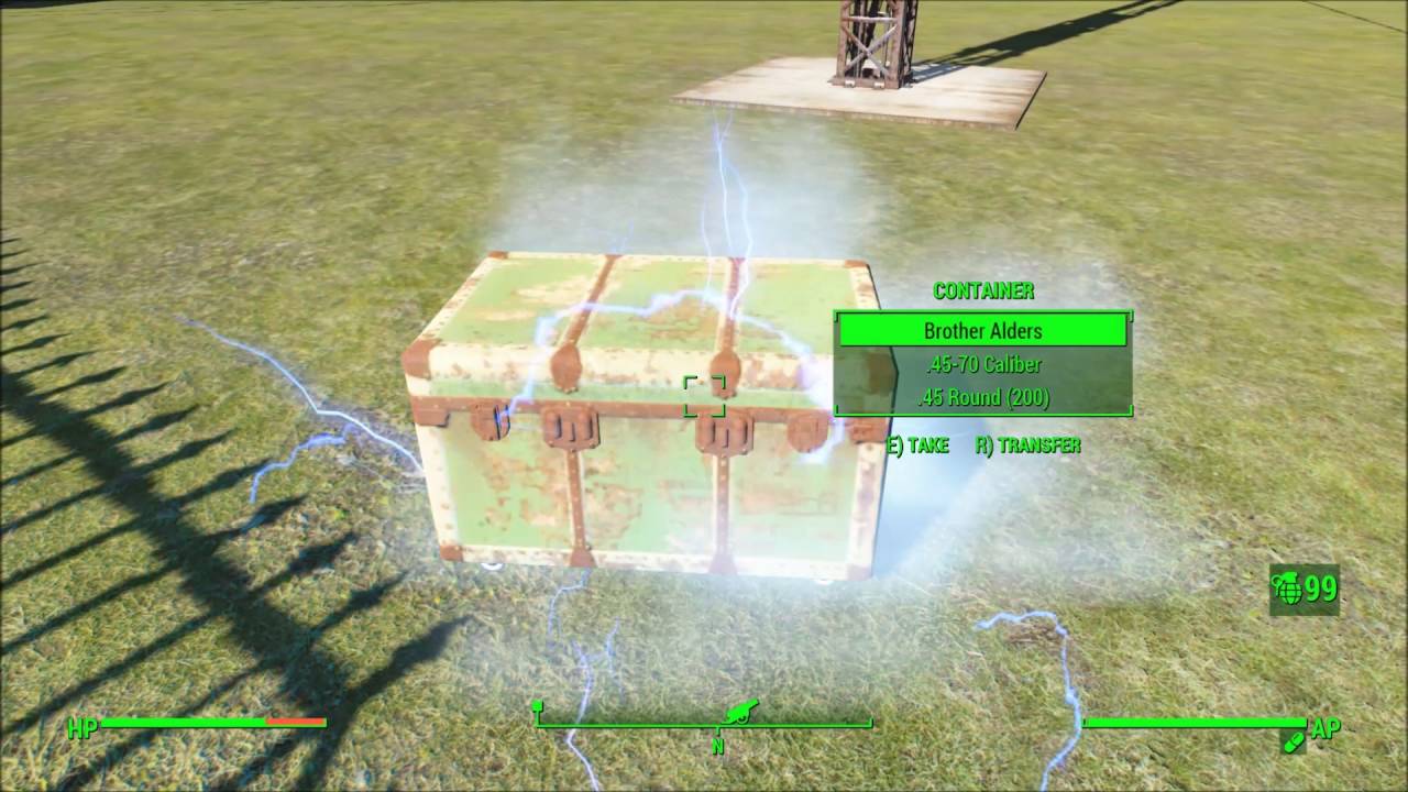 Fallout 4 mod Throwable Container - YouTube