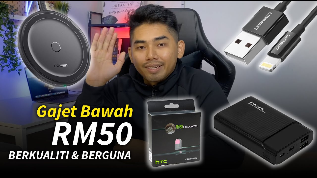 Gajet Paling BERGUNA dan BERKUALITI Bawah RM50 | EP 4 - YouTube