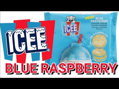 NEW! ICEE Blue Raspberry COOKIES July 2022 - YouTube