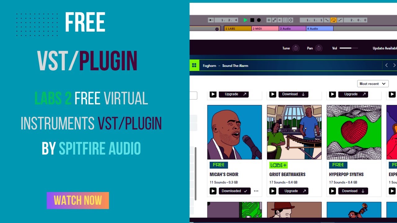 Labs 2 - FREE Virtual Instrument VST/Plugin by Spitfire Audio #Labs2 # ...