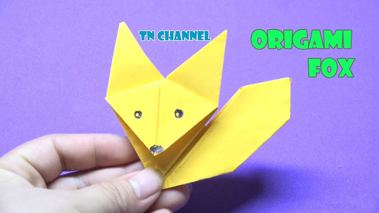 How To Make A Paper FOX Easy Origami Animal DIY Paper Crafts how-to-make-a-paper-fox-easy-origami-animal-diy-paper-crafts