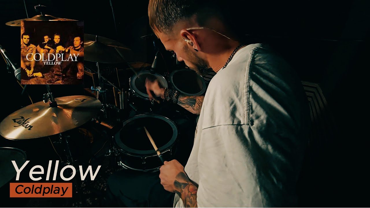 Coldplay - Yellow | Drum Cover by Wild Monk - YouTube