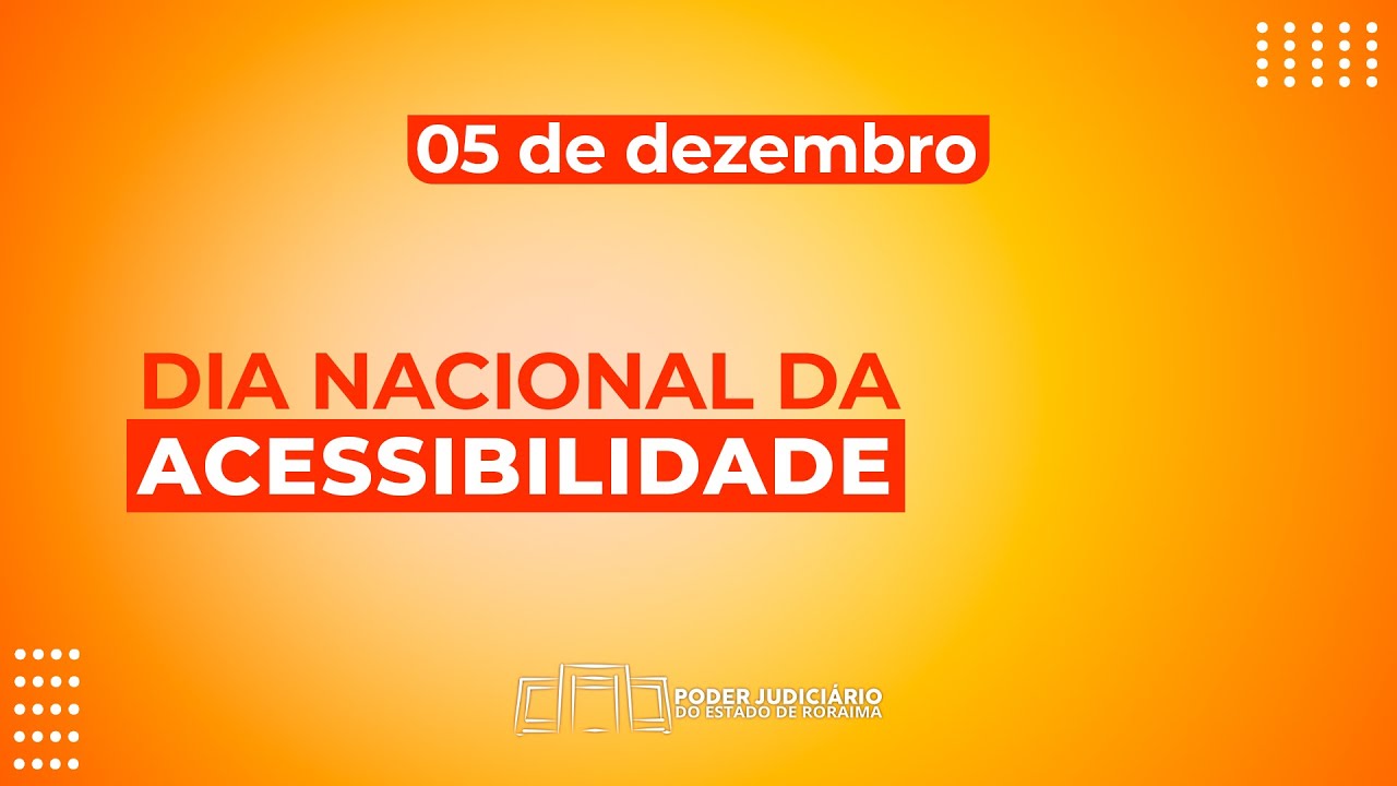 Evento em Alusão ao Dia Nacional da Acessibilidade - YouTube