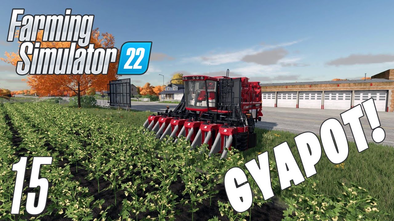 Farming Simulator 22 LIVE #15 - Gyapottermelés, és cukorrépa ...