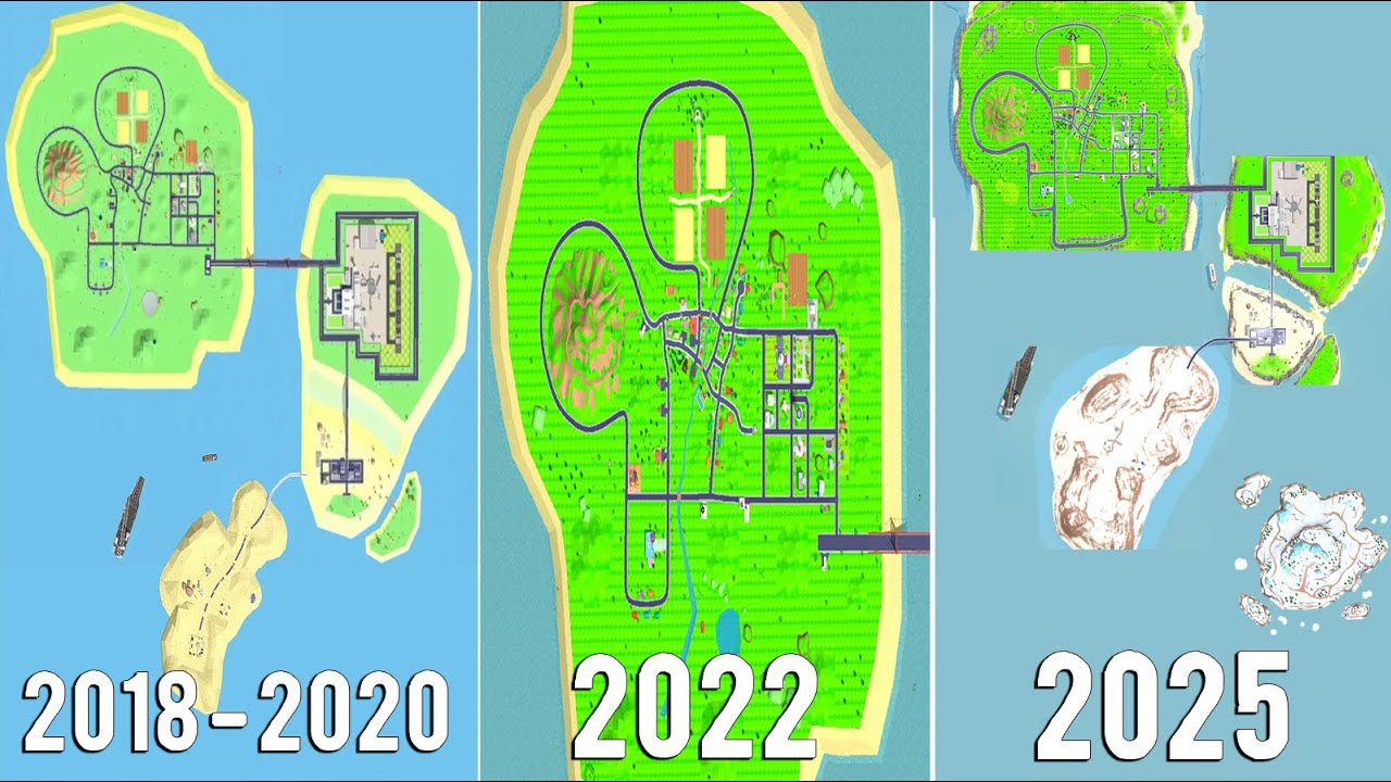 Evolution Of Map & New Area In Dude Theft Wars (2017 - 2025) !!! 🤔🤔🤔 ...