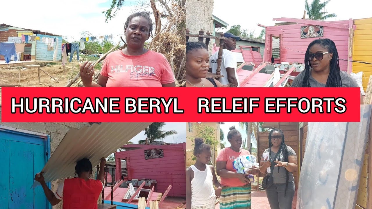 VICTIMS OF HURRICANE BERYL SHARE THEIR STORIES/ UNABLE ABLE TO PICK UP ...