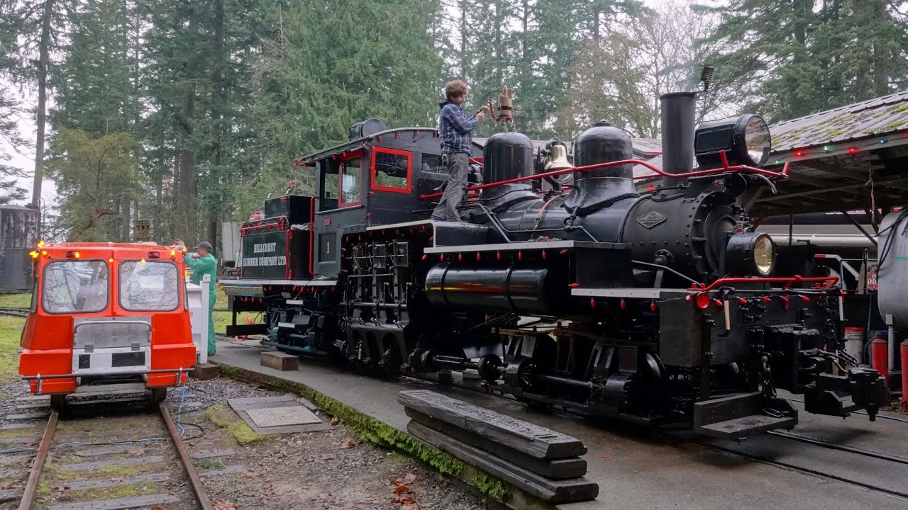 Nathan 5 Chime Step-Top Whistle on Hillcrest #1 Shay Steam Locomotive ...
