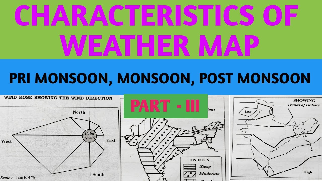 Weather Map In Geography/Characteristics Of Weather Map# ...