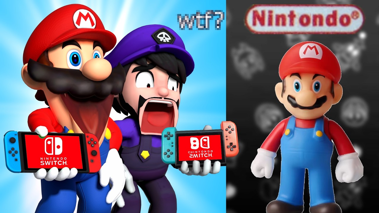SMG3 Reacts to OFF BRAND Products with Mario - YouTube